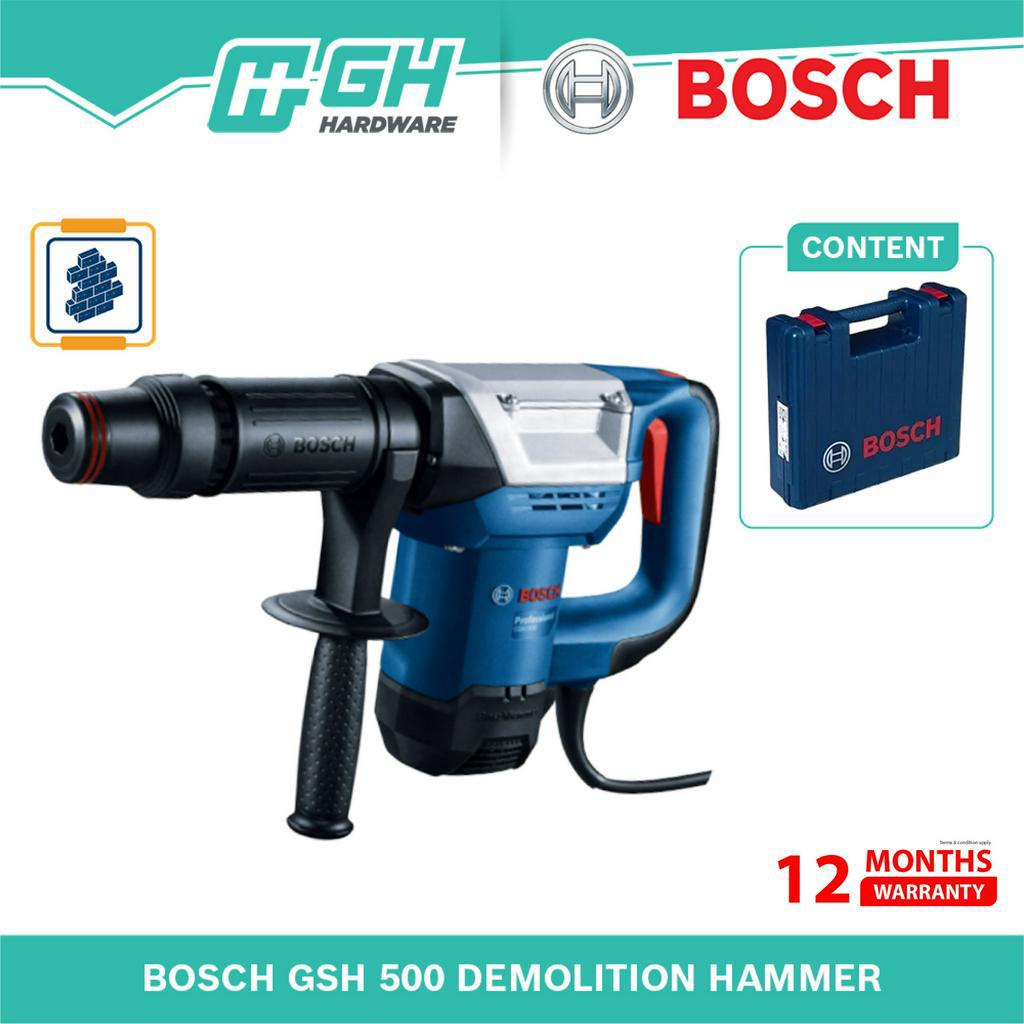 [ GH HARDWARE ] BOSCH GSH 500 Demolition Hammer / Breaker With Hex ...