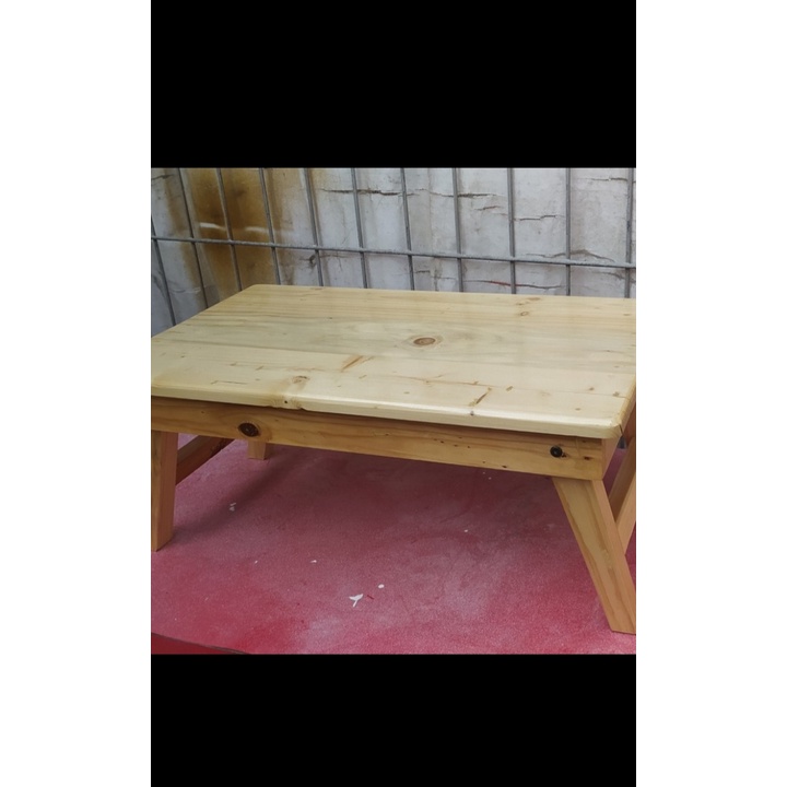 KAYU Folding TABLE 100 X 50 X 35 NATURAL DUTCH TEAK WOOD | Shopee Malaysia
