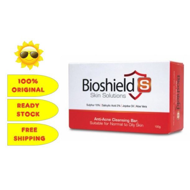 Bioshield S ANTI-ACNE CLEANSING BAR 100g | Shopee Malaysia