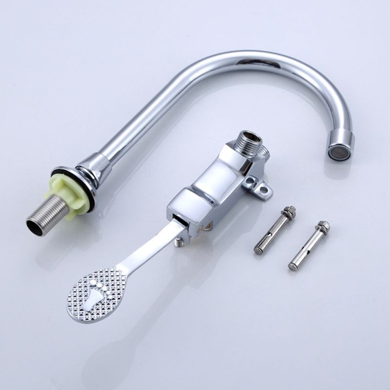 HAN Foot Pedal Control Valve Faucet Kitchen Sink Water Tap Vertical ...