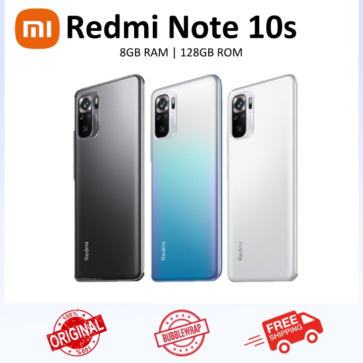XiaoMi Redmi Note 10s (6GB RAM / 8GB RAM) 128GB ROM - 100% Xiaomi Malaysia | Shopee Malaysia