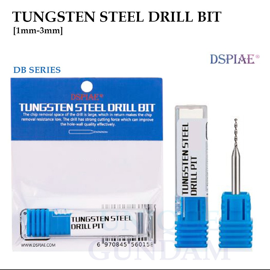 DSPIAE DB SERIES TUNGSTEN STEEL DRILL BIT[1mm-3mm] Model Kit Tools ...