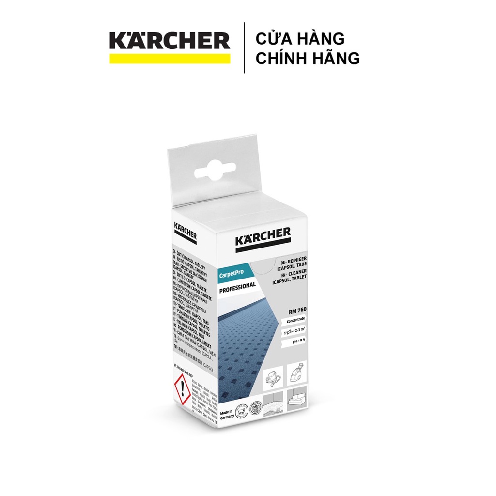 Karcher RM 760 carpet cleaning tablets specialized for SE and puzzi ...