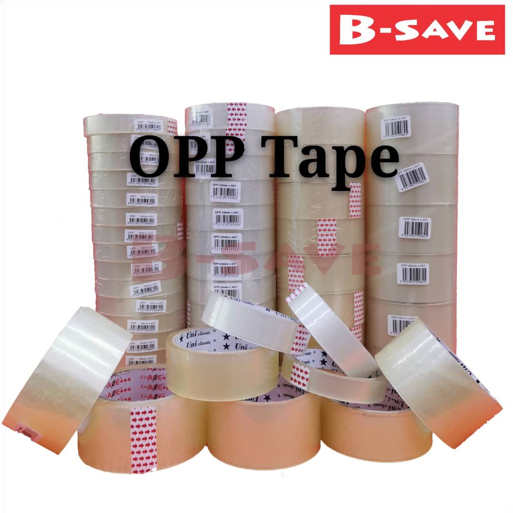 [1 PC ] Opp Tape Clear 18mm / 24mm / 36mm / 48mm | Shopee Malaysia