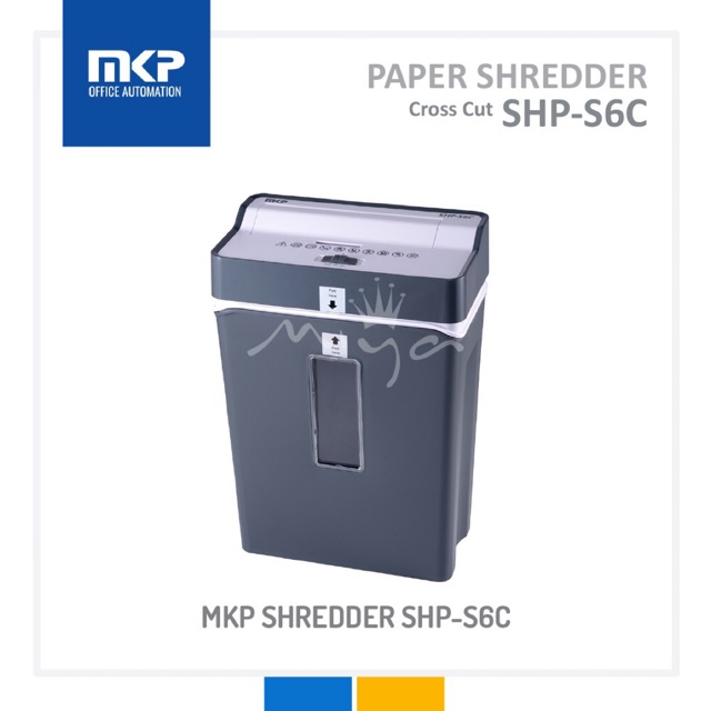 MKP Paper Shredder Crosscut SHP-S6C (6sheets) | Shopee Malaysia