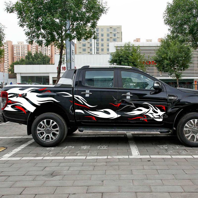 Cutting sticker Car ranger triton navara hilux Newest Cool Car sticker ...