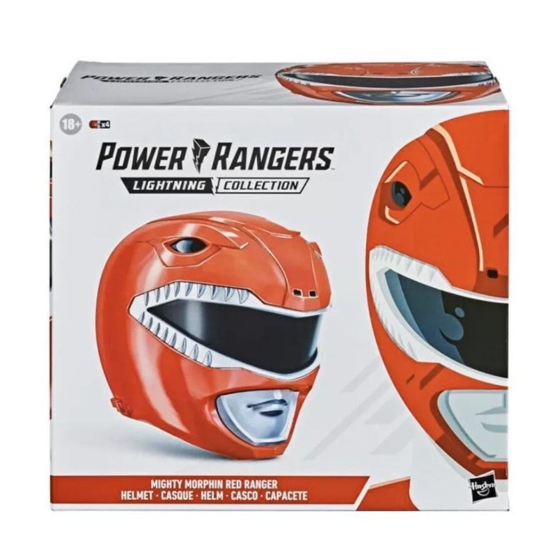 "Hasbro Power Rangers RED Ranger Helmet | Shopee Malaysia