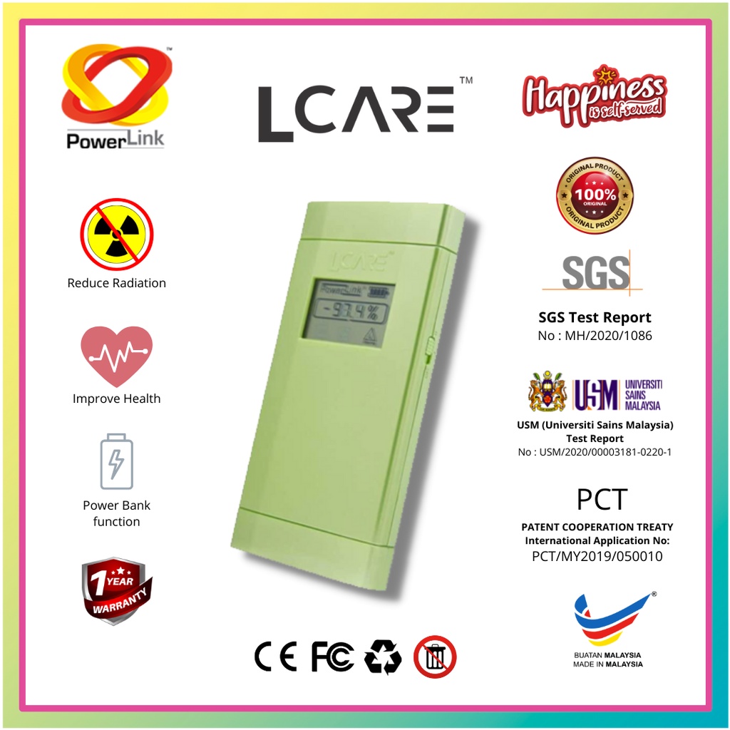Power Link LCare - Portable Electromagnetic Radiation Alleviator ...