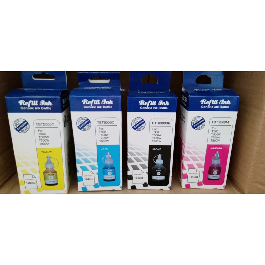 100ml Best Quality Brother T Series Refill ink for BT6000BK/BT5000C/BT ...