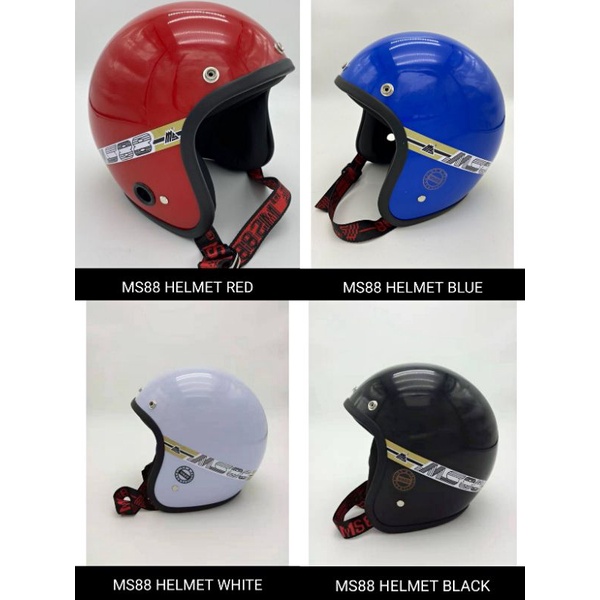 ORIGINAL MS MS88 HELMET MS TOPI KELEDAR BKP88 BKP 88 X-DOT MHR G88 RS88 ...