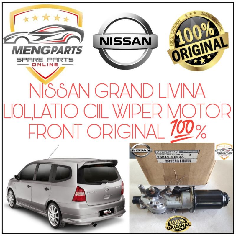 ORIGINAL 💯% NISSAN LIVINA GRAND LIVINA L10L LATIO C11L FRONT WIPER ...