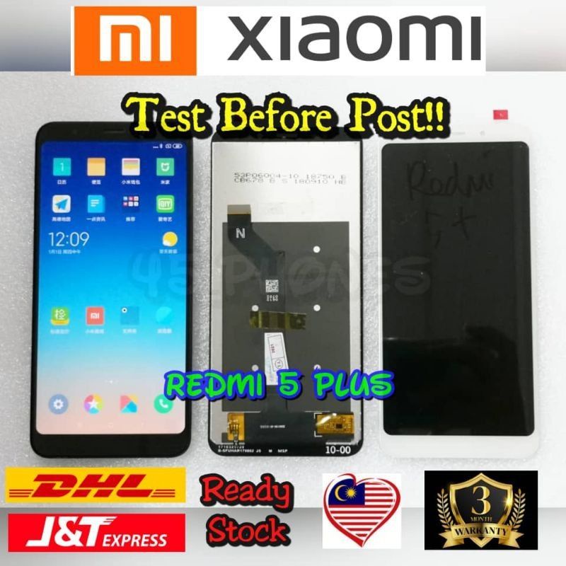 OMP45 (Ready Stock) RedMi 5 Plus LCD DISPLAY TOUCHSCREEN DIGITIZER ...