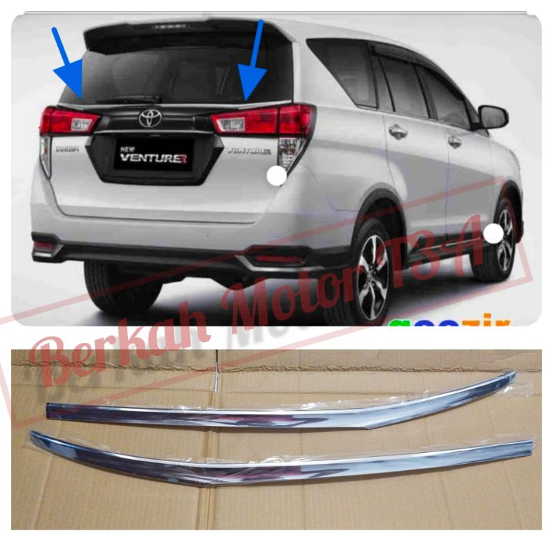 List Rear Glass Innova Reborn Facelift 2021 Original Toyota List Chrome ...