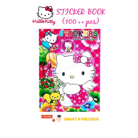 Hello Kitty Sticker Book Art and Craft for Kids (100 ++ stickers ...