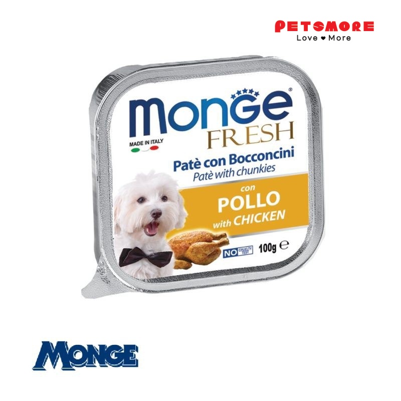 Monge Fresh Chicken Dog Wet Food (100g) | Shopee Malaysia