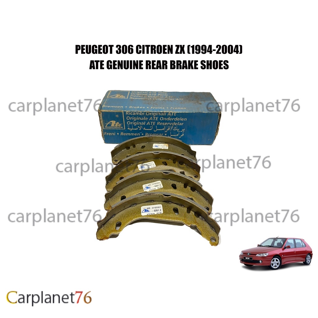 PEUGEOT 306 CITROEN ZX DIESEL PETROL (1994-2004) REAR BRAKE SHOES ...