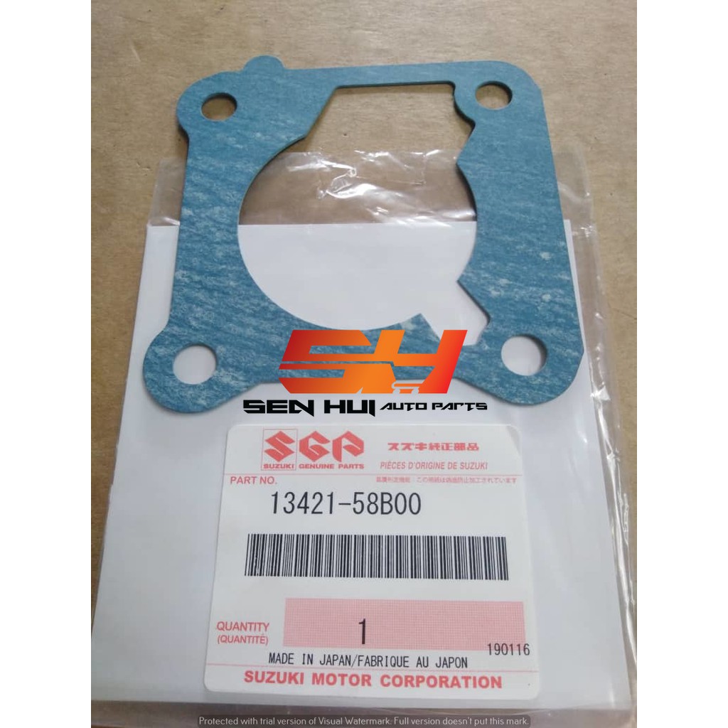 SUZUKI Vitara 1.6 16V 1990 Throttle Body x Inlet Manifold Gasket 13421 ...