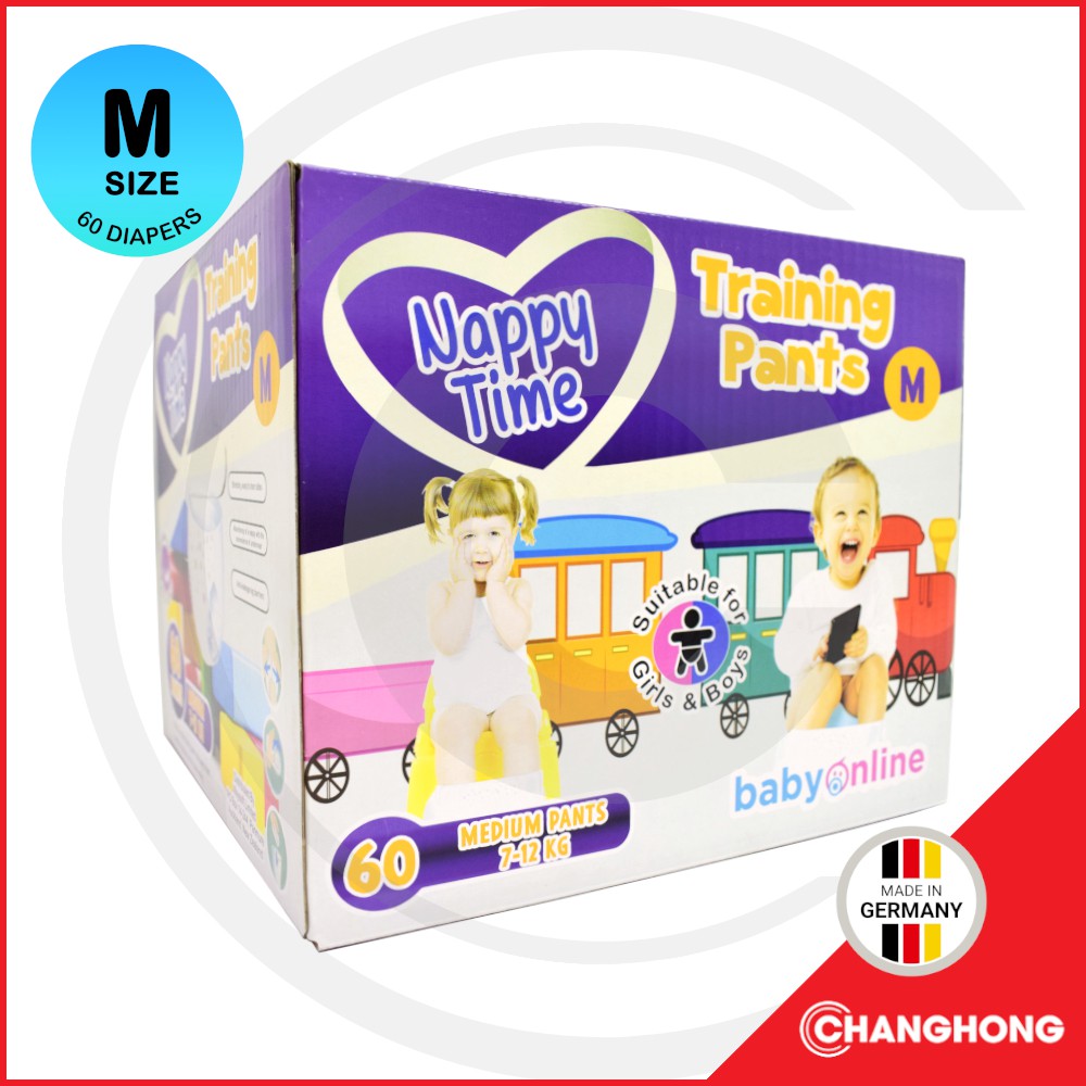 Nappy Time Disposable Training Pants (Made in Germany) - M/L/XL/XXL ...
