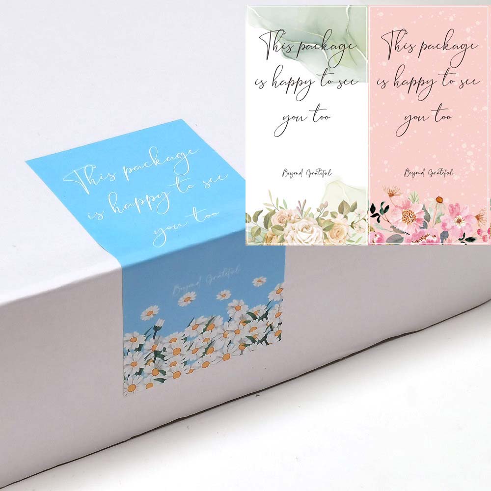 50Pcs/pack "This Package Is Happy To See You Too" Stickers Seal Labels ...