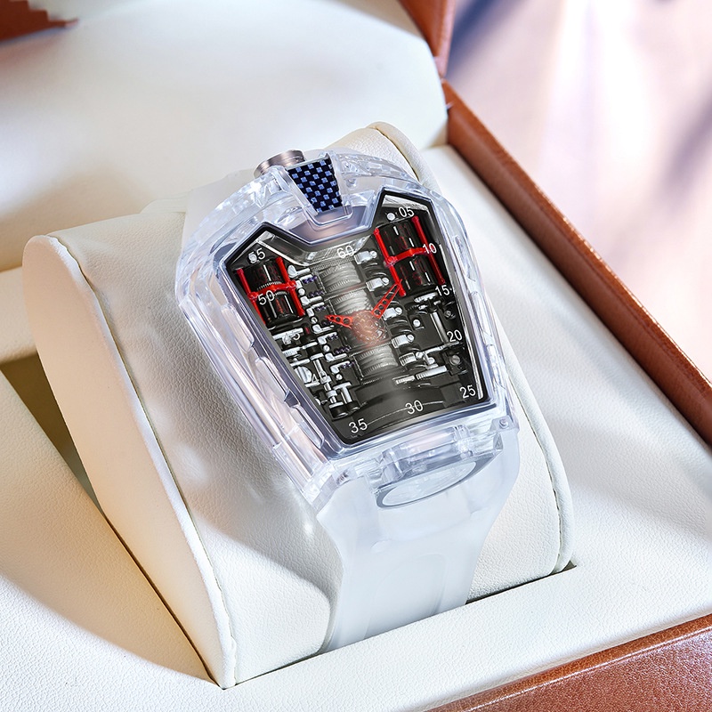 Kimsdun 725D Brand Watch Fashion Trend Casual Personality Transparent ...