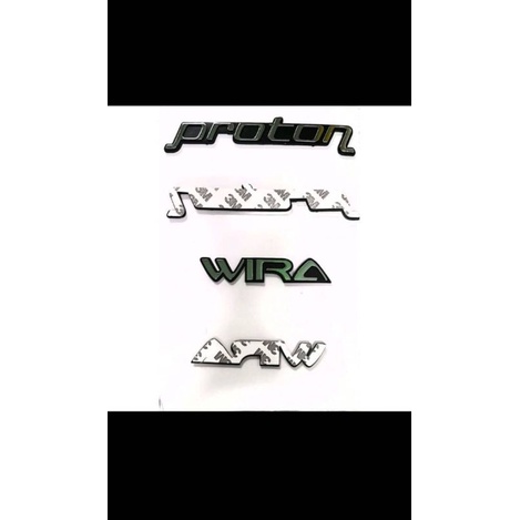 READY STOCK!!! Proton emblem + wira emblem logo car racing 2 pcs ...