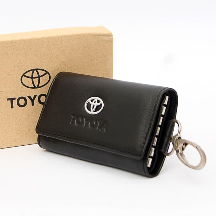 GANTUNGAN Toyota Key Wallet Model Folding Premium Leather Car STNK ...