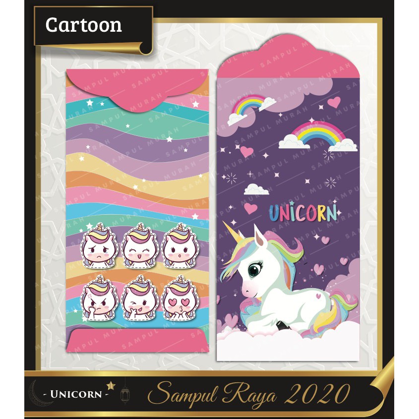 READY STOCK Sampul Duit Raya 2022 Design Kartun Animasi Limited Edition ...