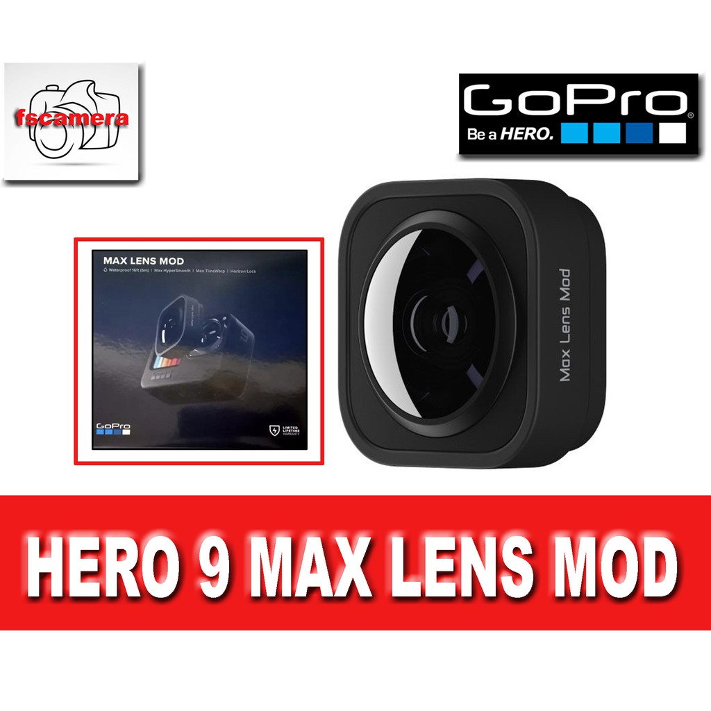 GOPRO ORIGINAL MALAYSIA MAX LENS MOD HERO9 HERO10 HERO11 | Shopee Malaysia
