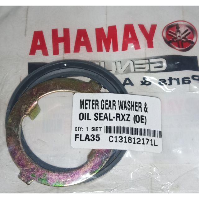 Yamaha Rxz / Catalyzer Meter Gear Plate & Oil Seal Set Besi Gigi Meter ...