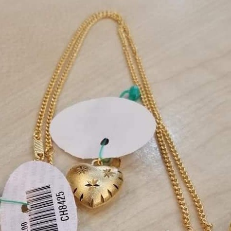 Rantai Leher Saduran Emas 999 by ZHULIAN ch5009 | Shopee Malaysia