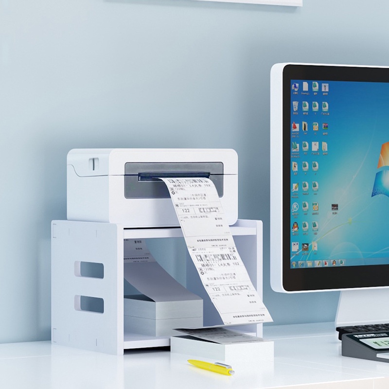 Tabletop consignment note printer storage rack office multilayer shelf ...