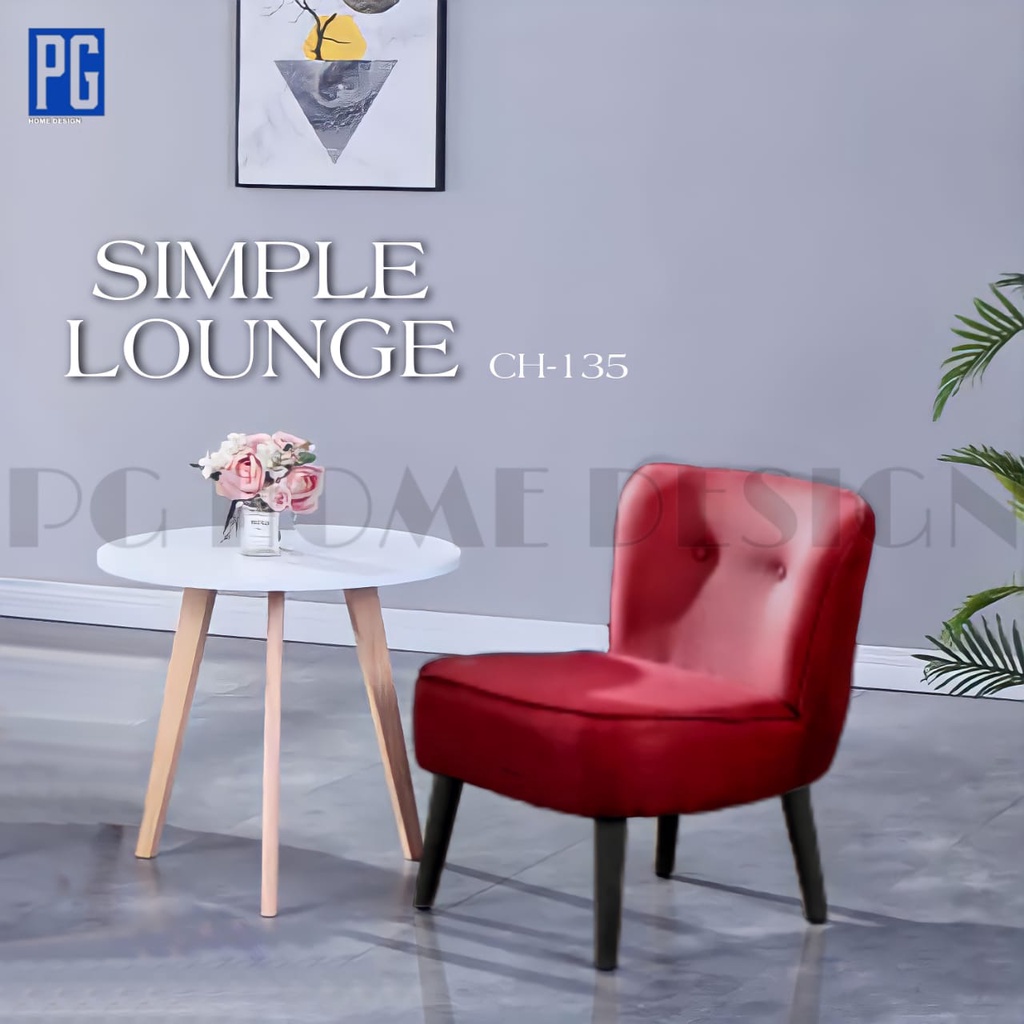 PG HOME:-Simple Lounge Chair | Shopee Malaysia