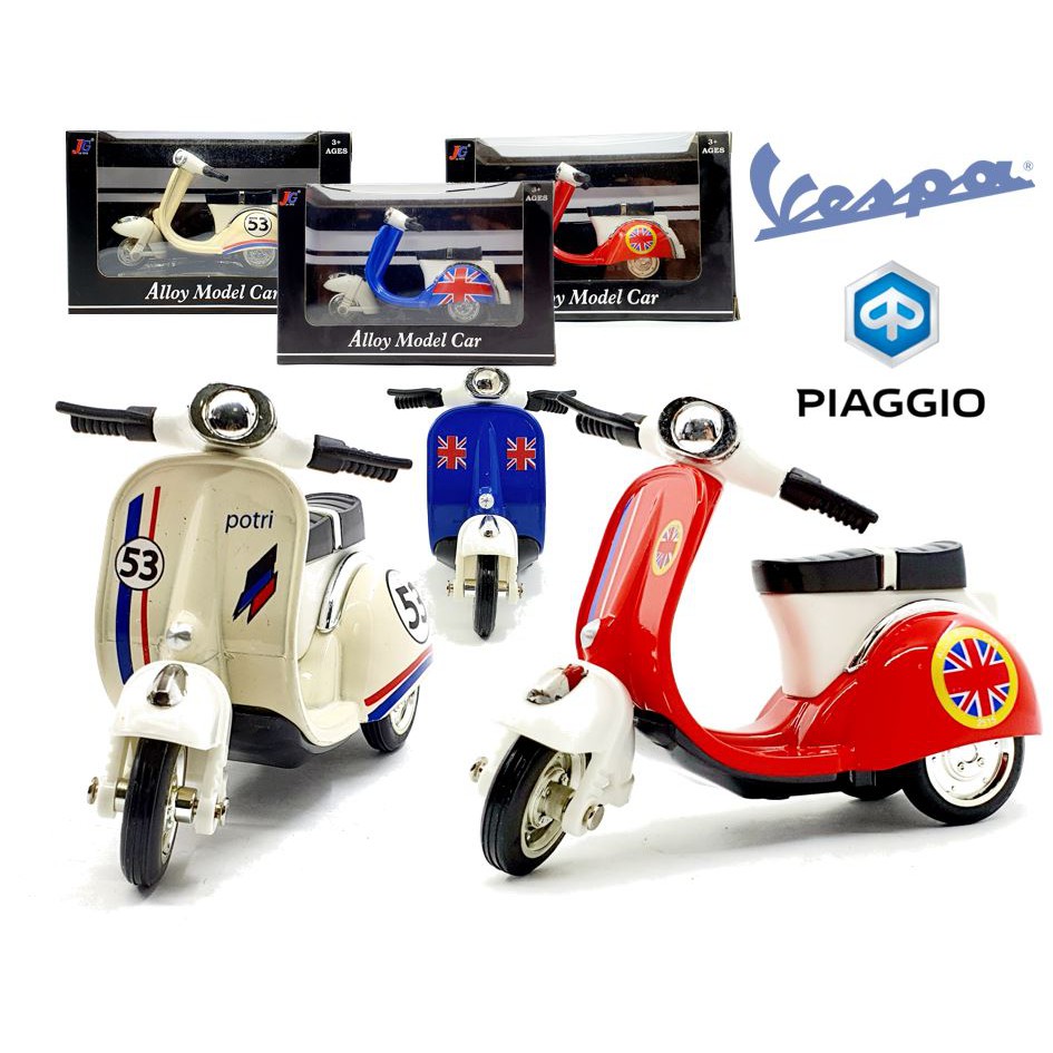 Vespa Piaggio Scooter Italian Design Motor Bike Model Toys Collectibles ...