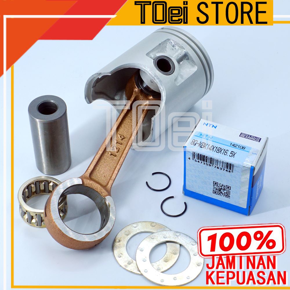 DINAMIK MODENAS TRIM ENGINE FULL SET CON ROD KON ROD BATANG PISTON RING ...