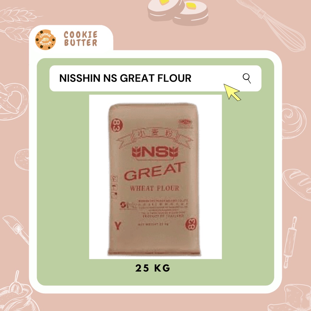 NISSHIN NS GREAT BREAD FLOUR 25KG/Premium Japan High Protein Bread ...