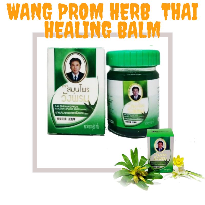 Thai Wang Prom Herb Healing Balm 50g EXP 6/2026 / 泰国汪逢草本药膏 | Shopee ...