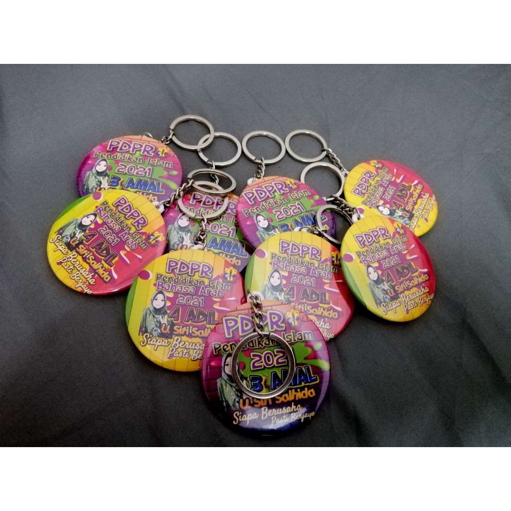 58mm Keychain Button Badge (custom) | Shopee Malaysia