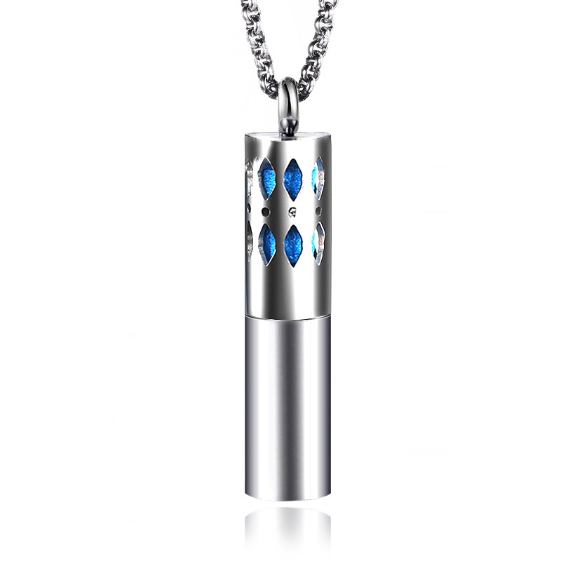 Aroma Diffuser Pendant Necklace Aromatherapy Locket Necklace Hollow ...