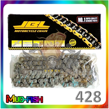 JBL MOTORCYCLE CHAIN 428 (BLACK) 96L, 104L, 108L, 114L, 120L, 132L ...