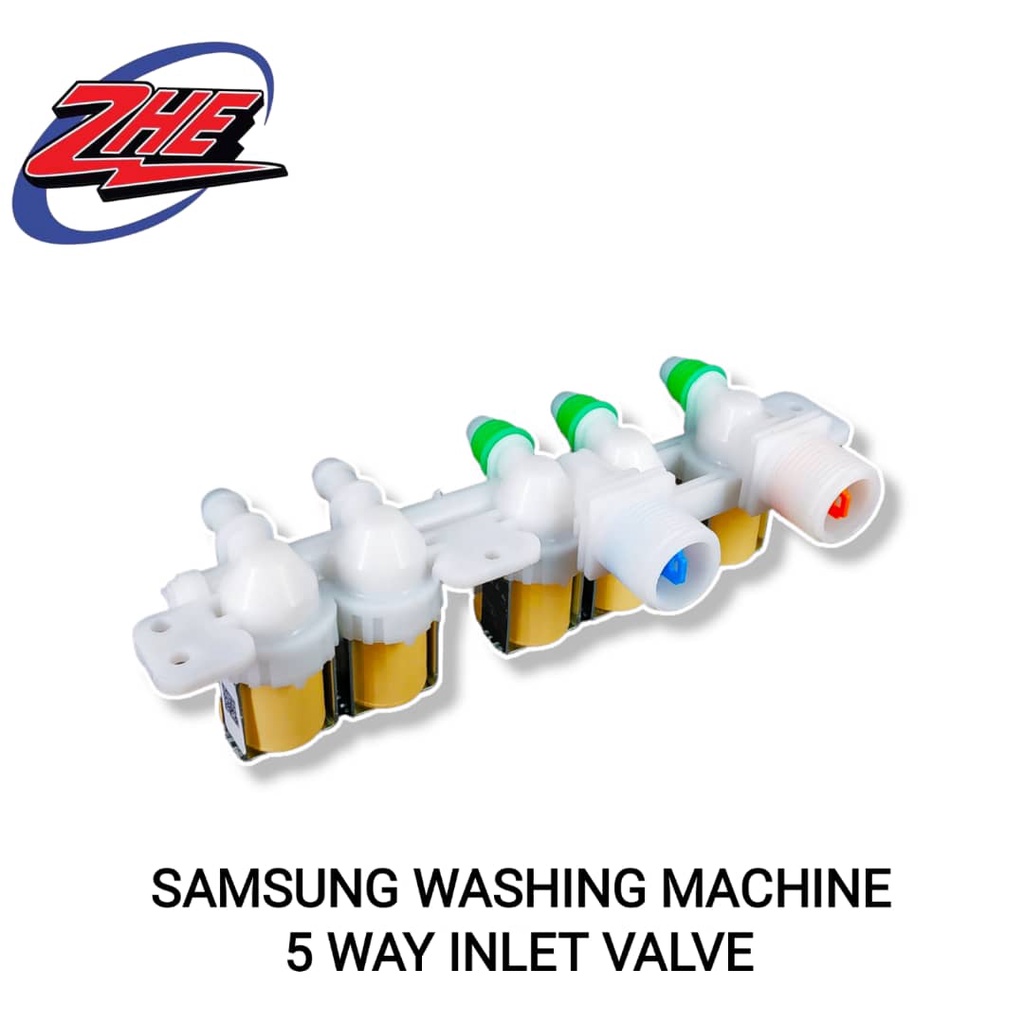SAMSUNG WA21M8700GV WASHING MACHINE 5 WAY WATER INLET VALVE / FEED ...