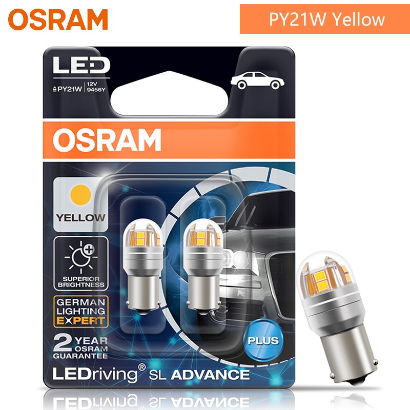 OSRAM LED P21W PY21W P21/5W Signal Light LEDriving SL Advance S25 1156 1157 LED Car Fog Bulbs ...