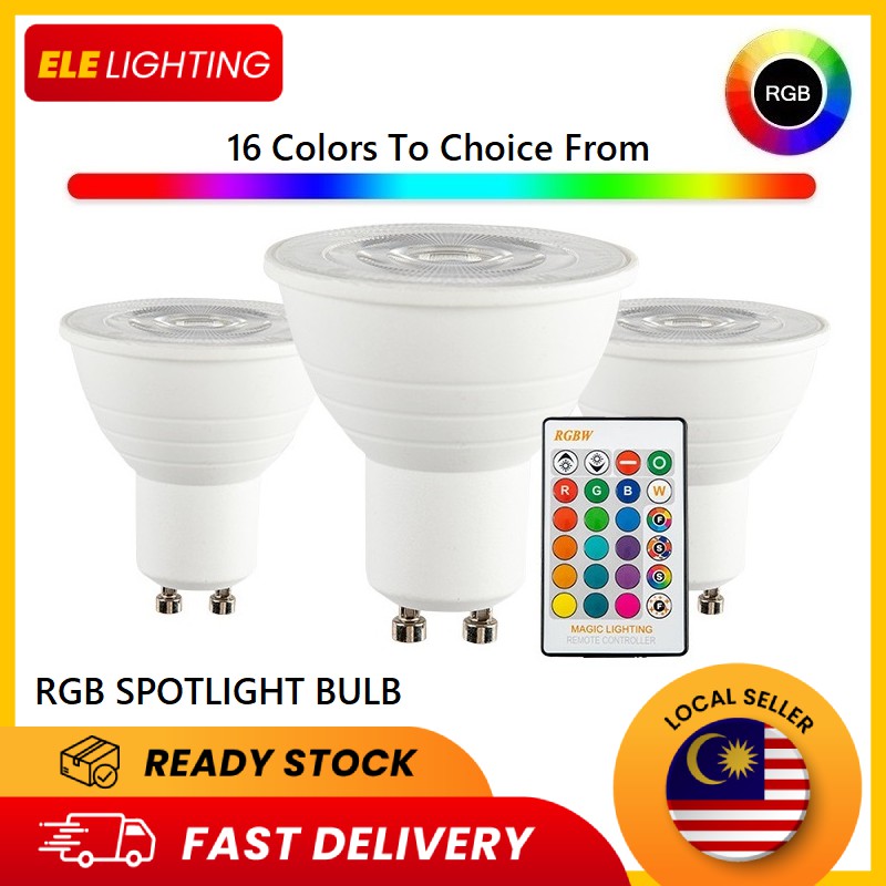 RGB Spotlight Bulbs GU10 / GU5.3 Dimmable Color Changing Magic LED Bulb ...