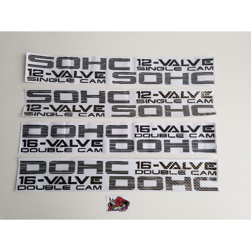 Stiker Carbon Pintu Sohc Doch 12/16 Valve design Carbon | Shopee Malaysia