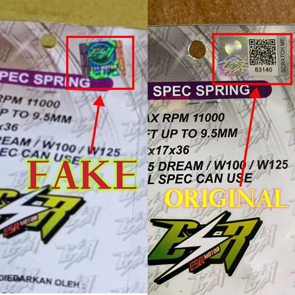 ESR RACING VALVE SPRING RS150 LC135 WAVE100 W100 WAVE125 W125 Y15ZR V1 ...