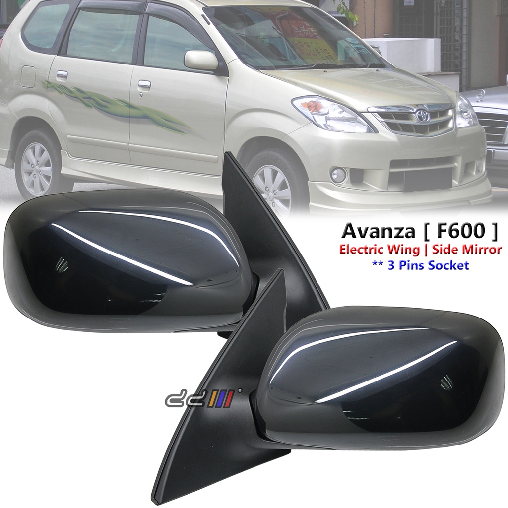 Front 3 Pins Electric Door Side Mirror For Toyota Avanza F600 2003-2011 ...