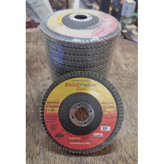 MAGIC 4" FLAP DISC #G80 | Shopee Malaysia