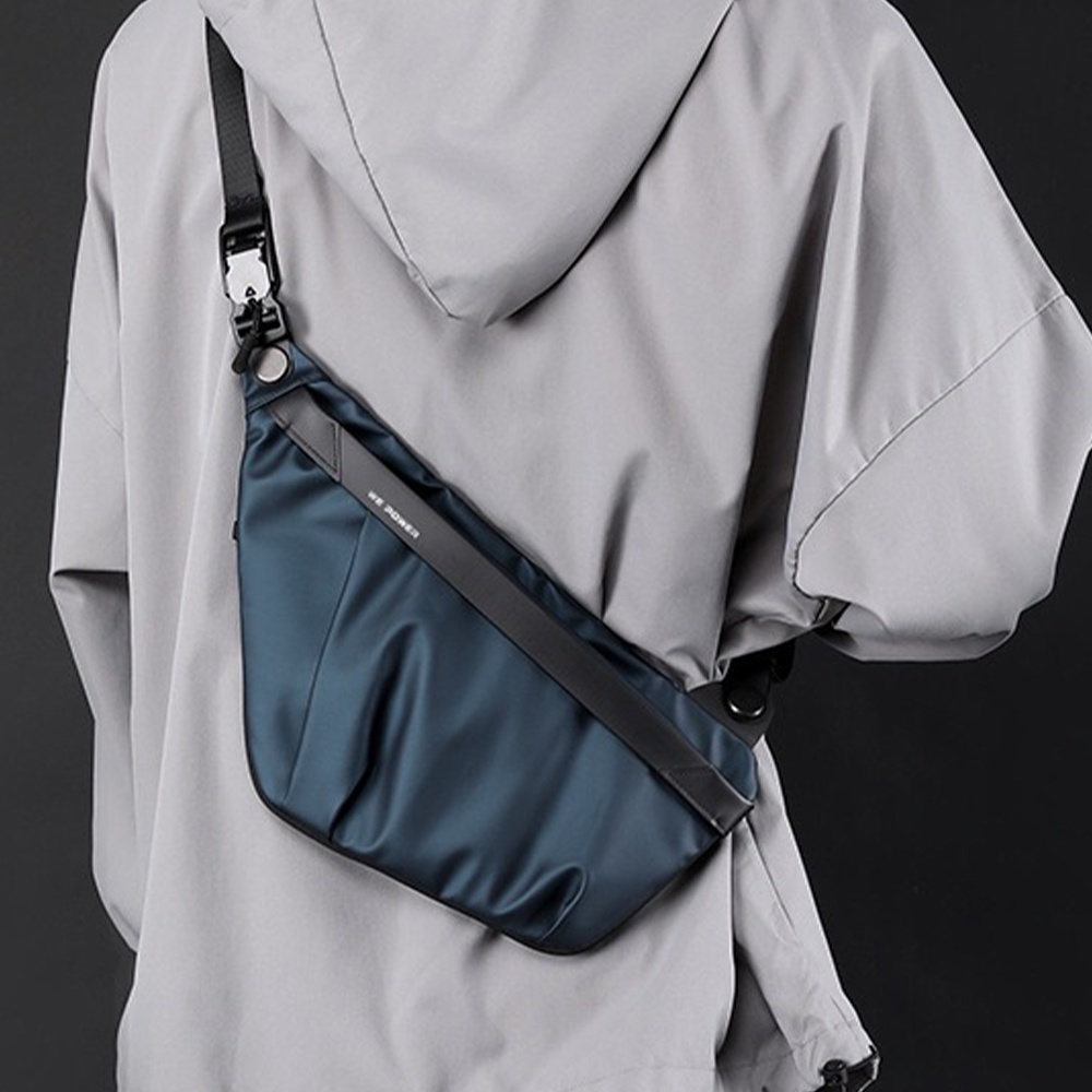 Beg Silang Lelaki Wanita 3D Men Waist Bag Chest Bag Plain Storage Sling ...