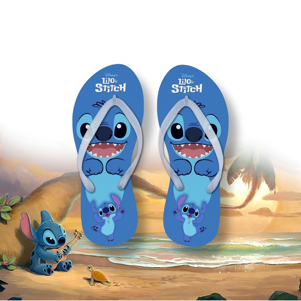 Adult Women's Flip-flops with Lilo Stitch Motif | Shopee Malaysia