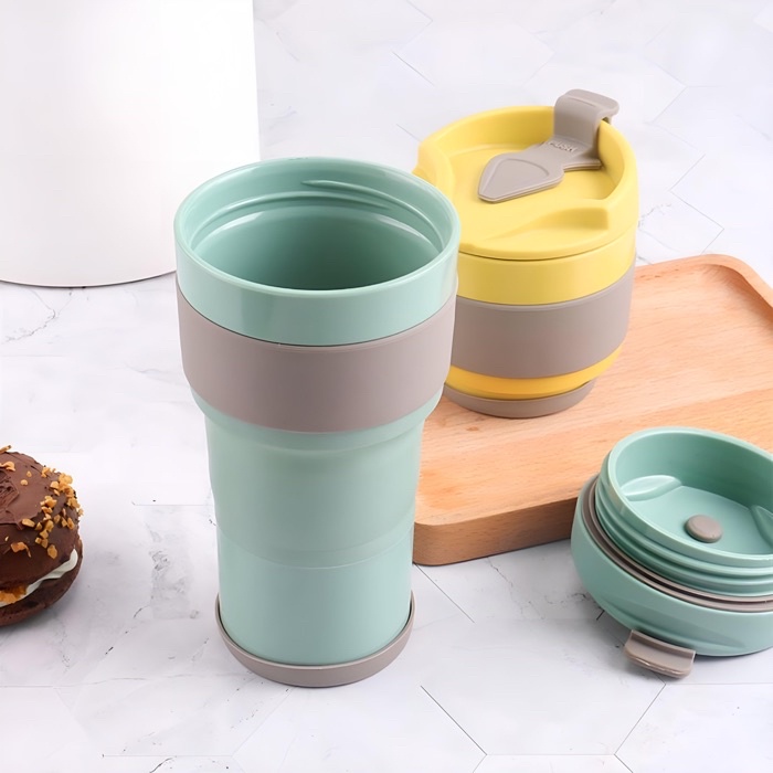 Coffee Cup-Collapsible Cup Portable-Travel Collapsible Silicone Coffee ...