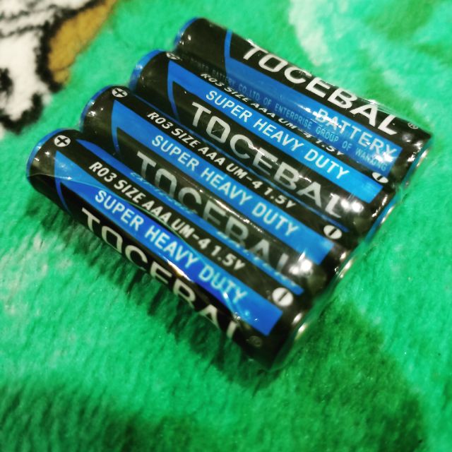 READY STOK MALAYSIA!!! TOCEBA Super Heavy Duty AAA Battery (4pcs ...